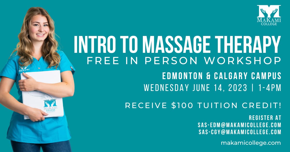 Free Introduction to Massage Therapy Workshop - MaKami College