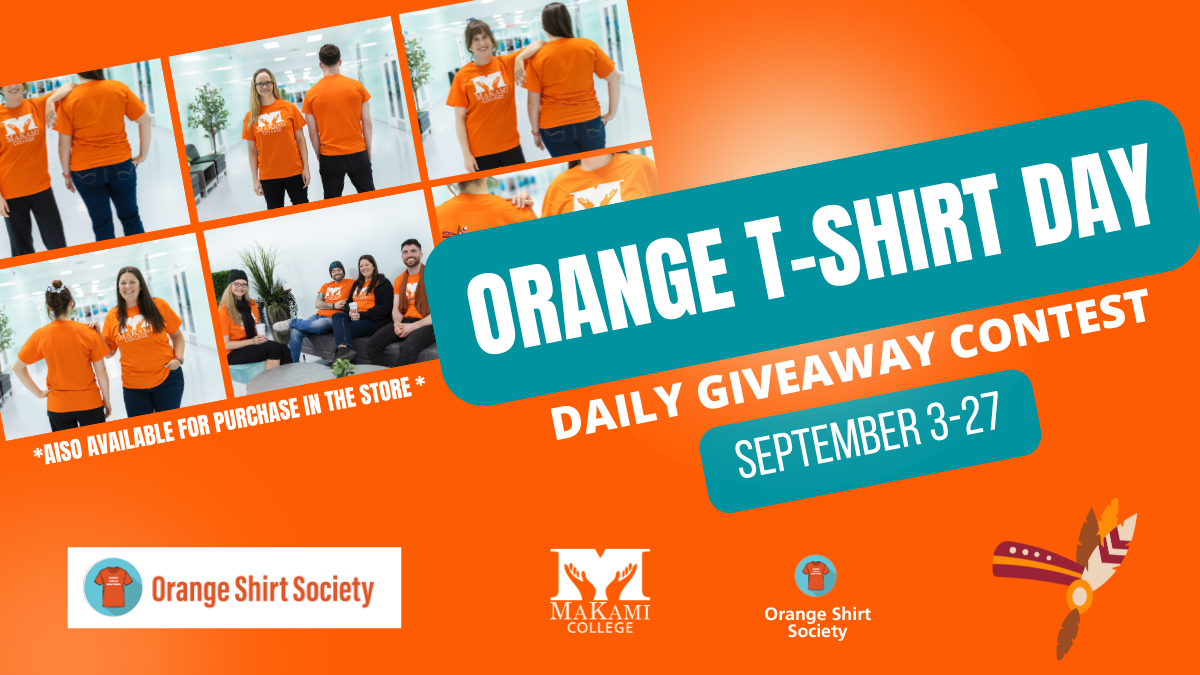 Enter to Win Daily Orange Shirt Giveaways in September - MaKami College